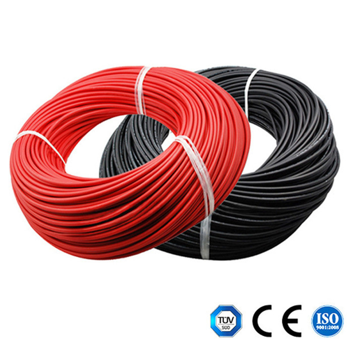 6mm2 Halojensiz Güneş PV Kablosu 1500V IEC Sertifikalı